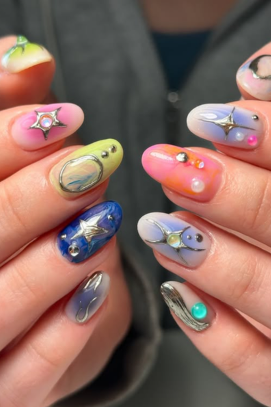 50 Gemini Nail Ideas for the Zodiac’s Ultimate Trendsetter