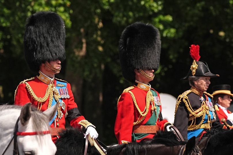 King Charles wears black armband at Trooping the Colour in tribute to ...