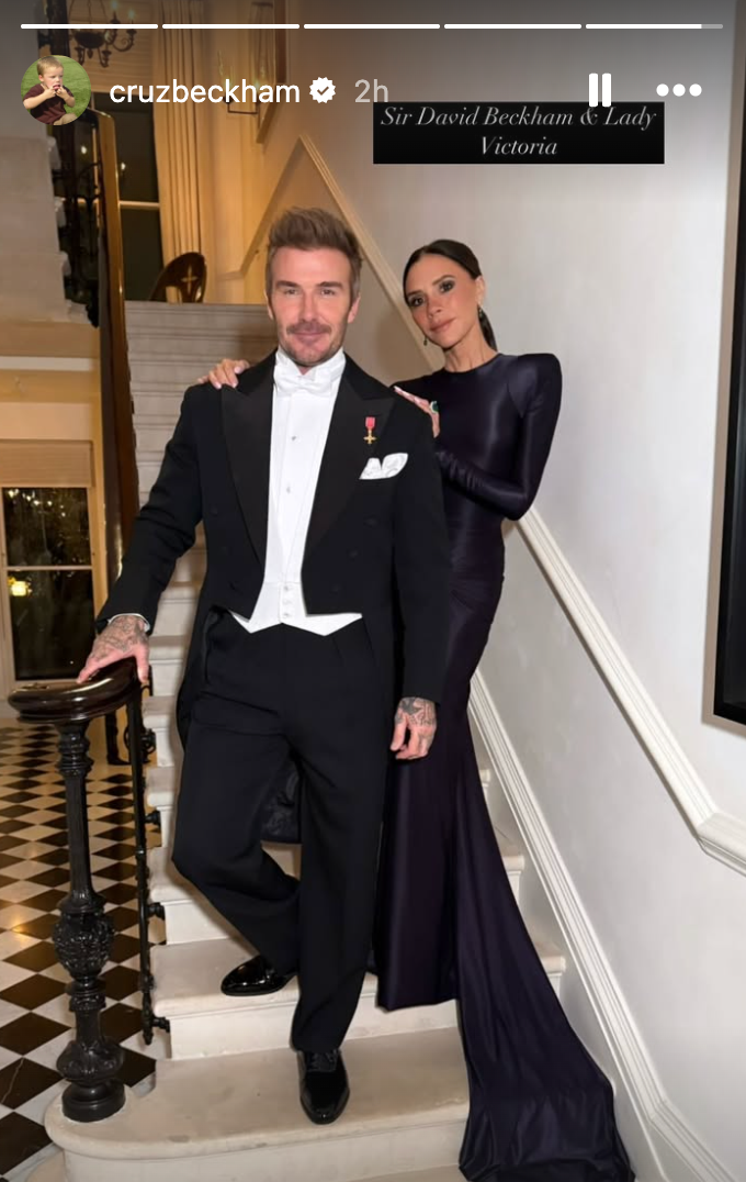 David Beckham’s children share messages of support as footballer ...
