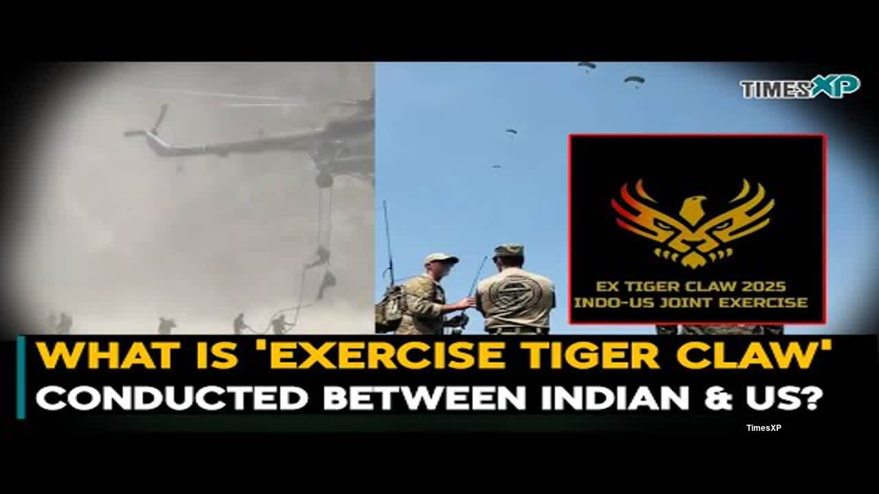 What is 'Exercise Tiger Claw' conducted between Indian & US Air Forces?