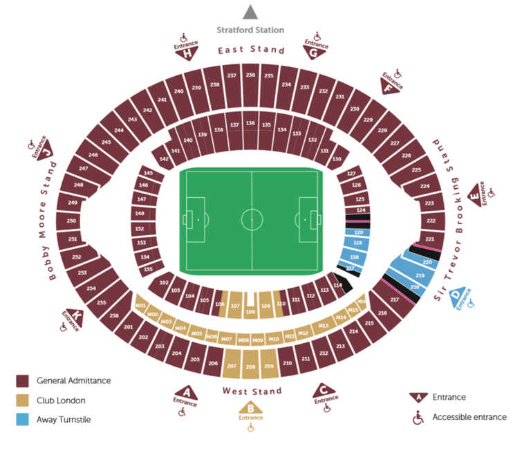 London Stadium: Best seats for concerts, travel advice and where to ...