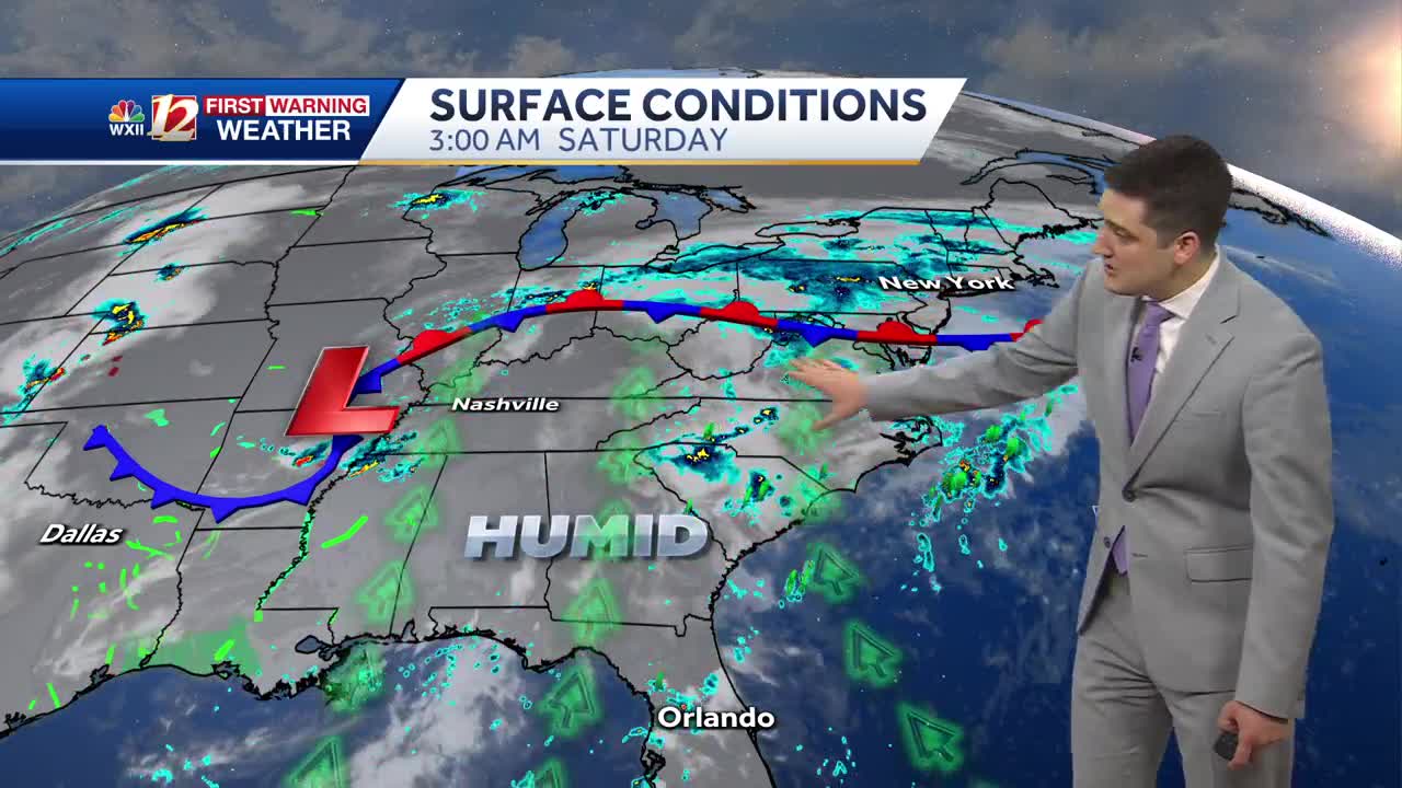 Steamy summer pattern, occasional rain & storms expected Father's Day ...