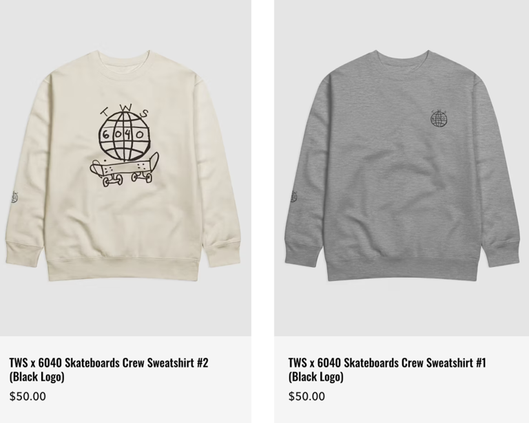Our 6040 Skateboards Merch Collab Is Here!