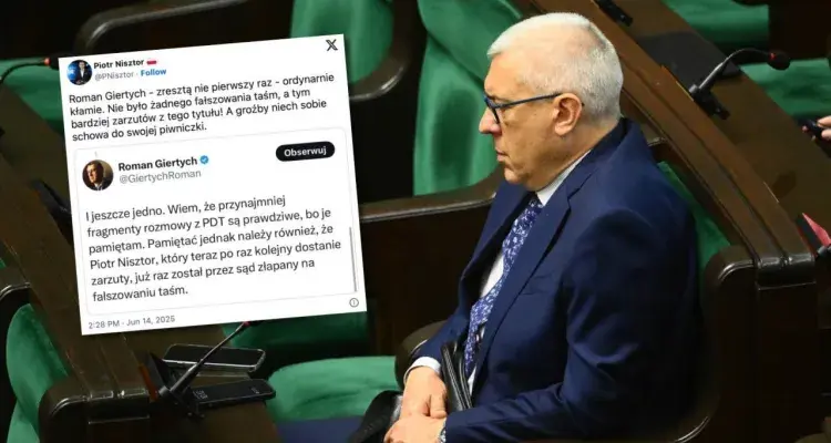 Giertych, bohater afery taśmowej, grozi dziennikarzowi Republiki ...