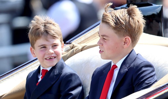 Prince Louis Is Prince George's Mini-Me at Trooping the Colour