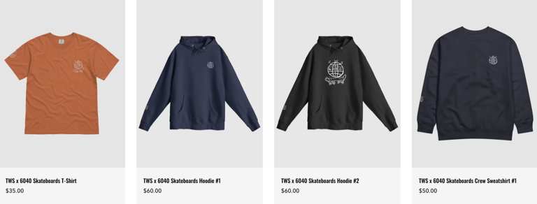 Our 6040 Skateboards Merch Collab Is Here!
