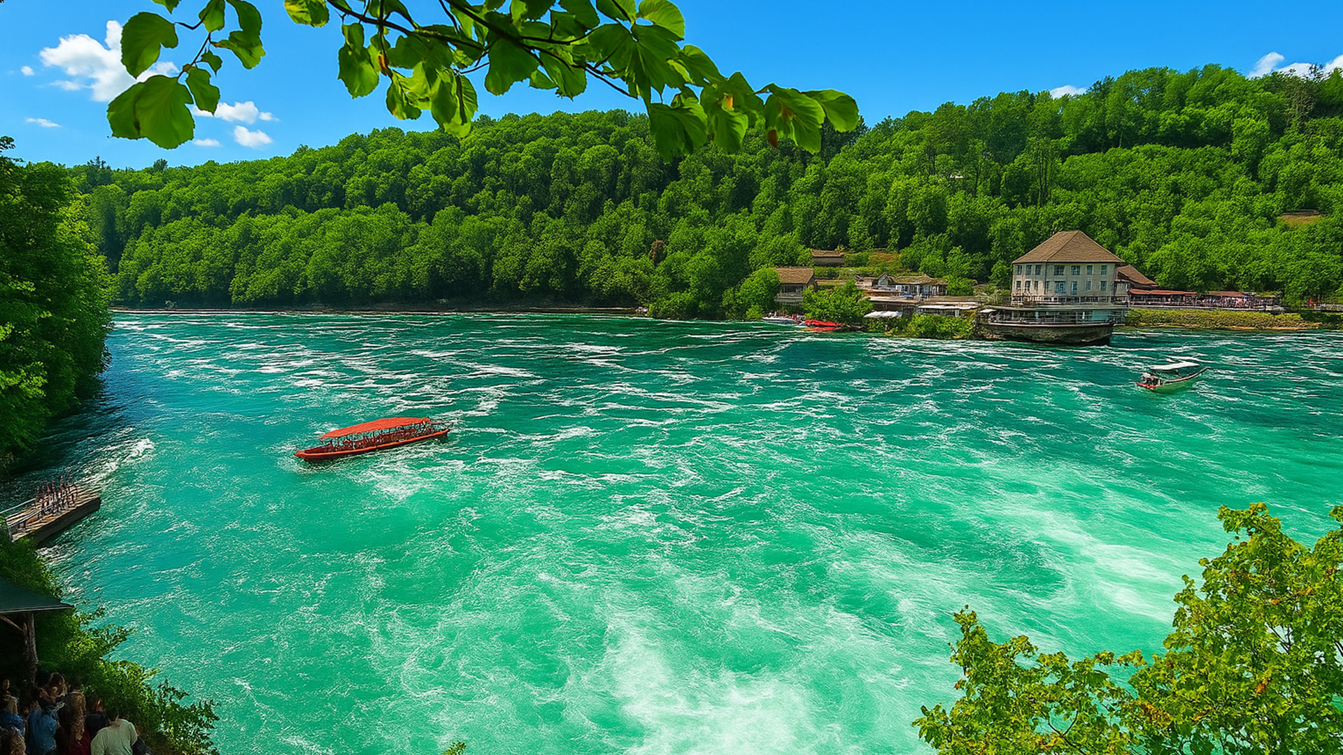 Rhine Falls (Rheinfall) 4K – Europe’s Largest Waterfall in Switzerland