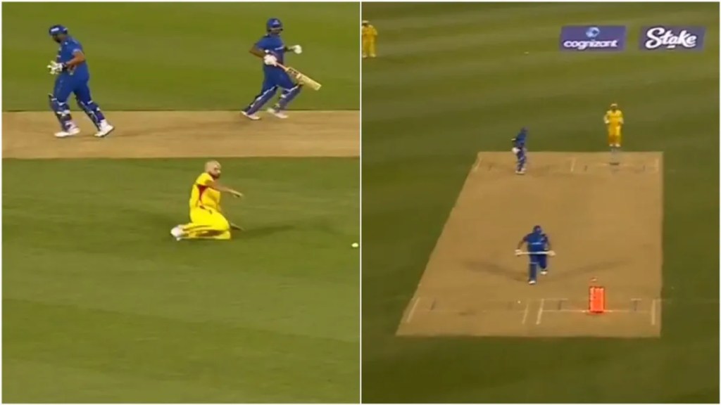 Kieron Pollard gets run-out in bizarre fashion in MLC 2025 match