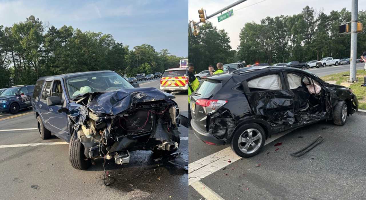 Woman Airlifted After Driver Fails To Yield In Route 70 Crash: Cops