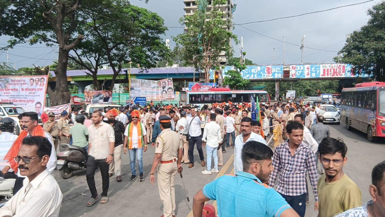 IN PHOTOS Longawaited Vikhroli bridge now open for commuters in Mumbai