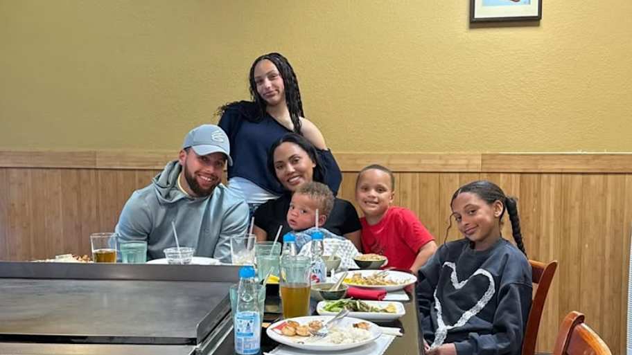 Ayesha Curry shows baby Cai already following in Steph’s footsteps with ...