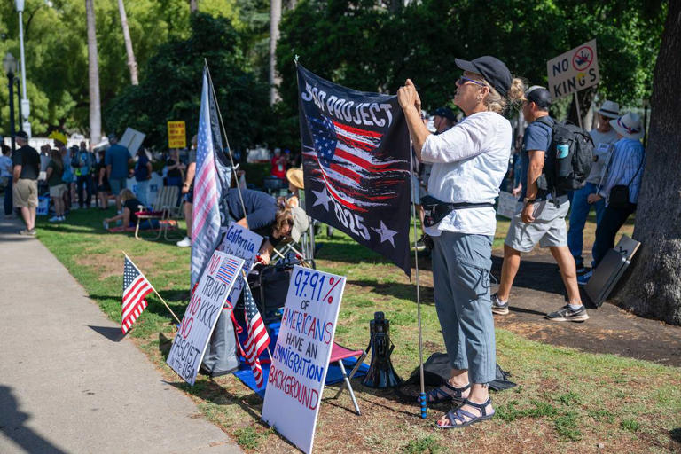 ‘No Kings' rally draws thousands to California Capitol to protest Trump