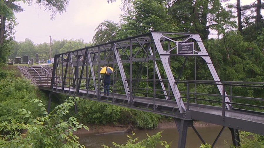 Bridge in Trumbull County restored, dedicated to local veterans