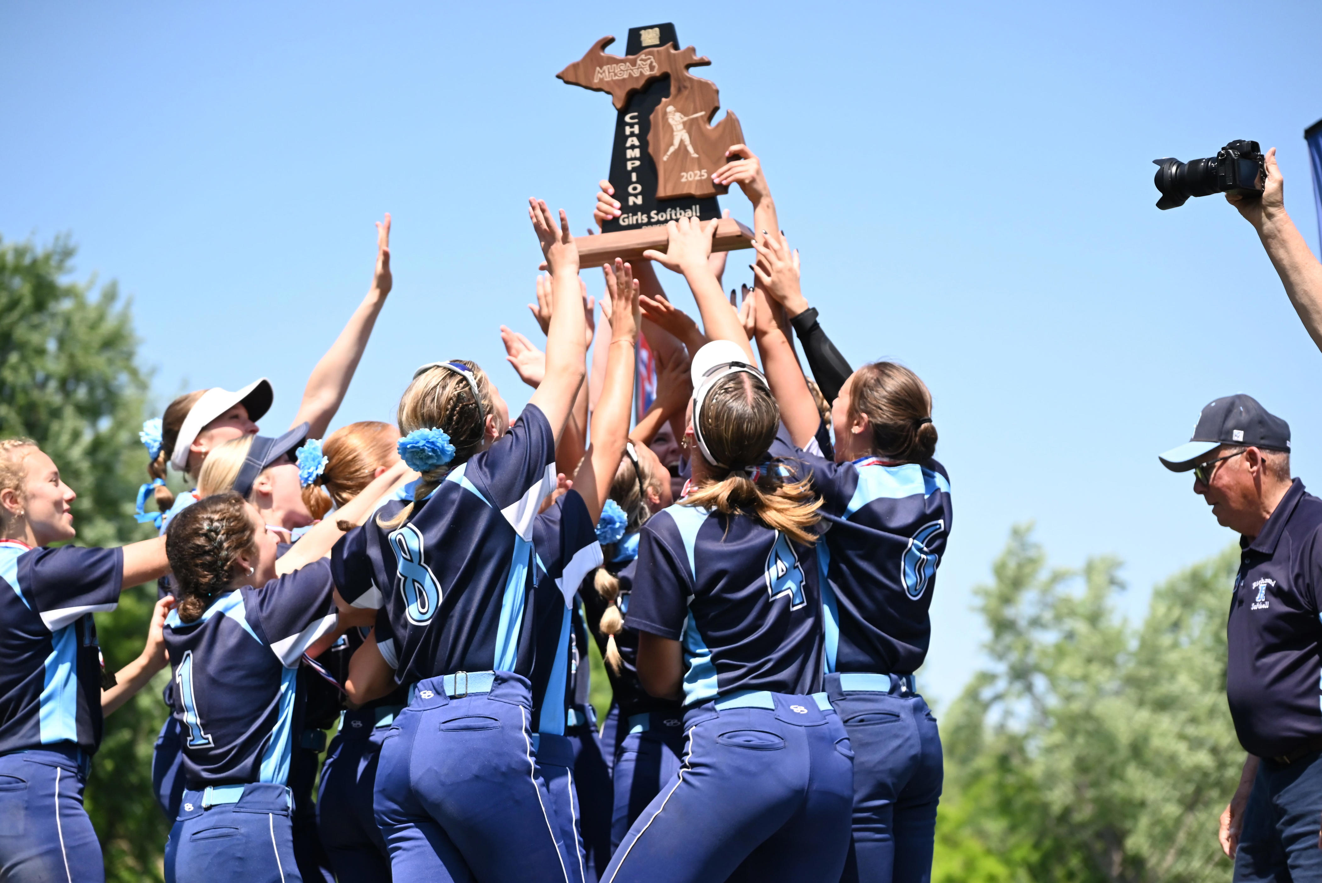 MHSAA softball finals: Katie Shuboy pitches shutout to lead Richmond to ...