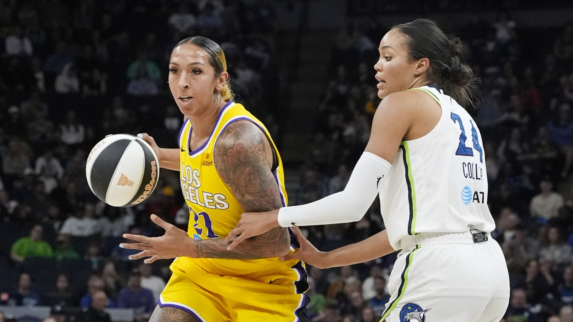 Collier’s efficient 32 points sends Minnesota Lynx past Los Angeles ...
