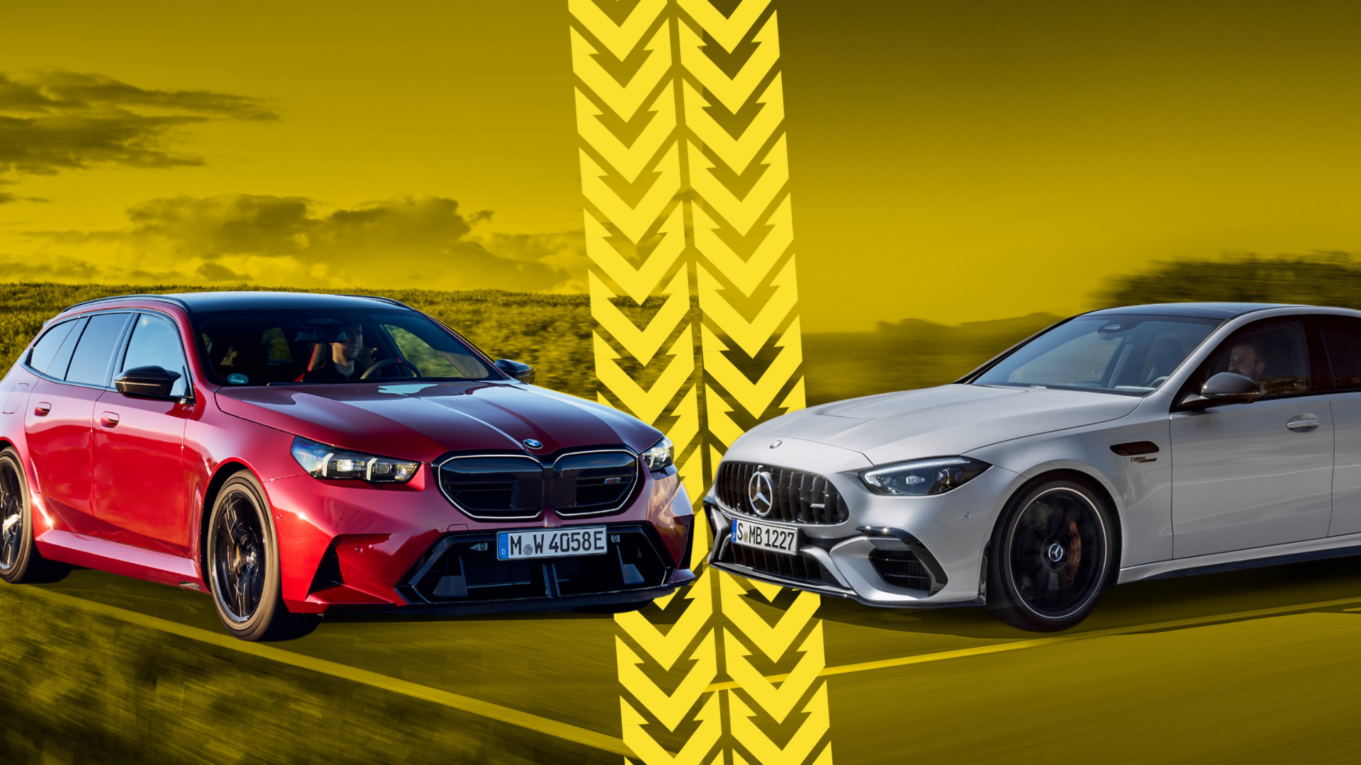 BMW M5 Touring vs Mercedes-AMG C63 S E Performance, Hybrydowe potęgi ...