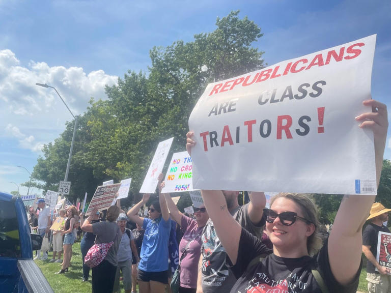 A look at ‘No Kings Day’ protests across Kansas City metro