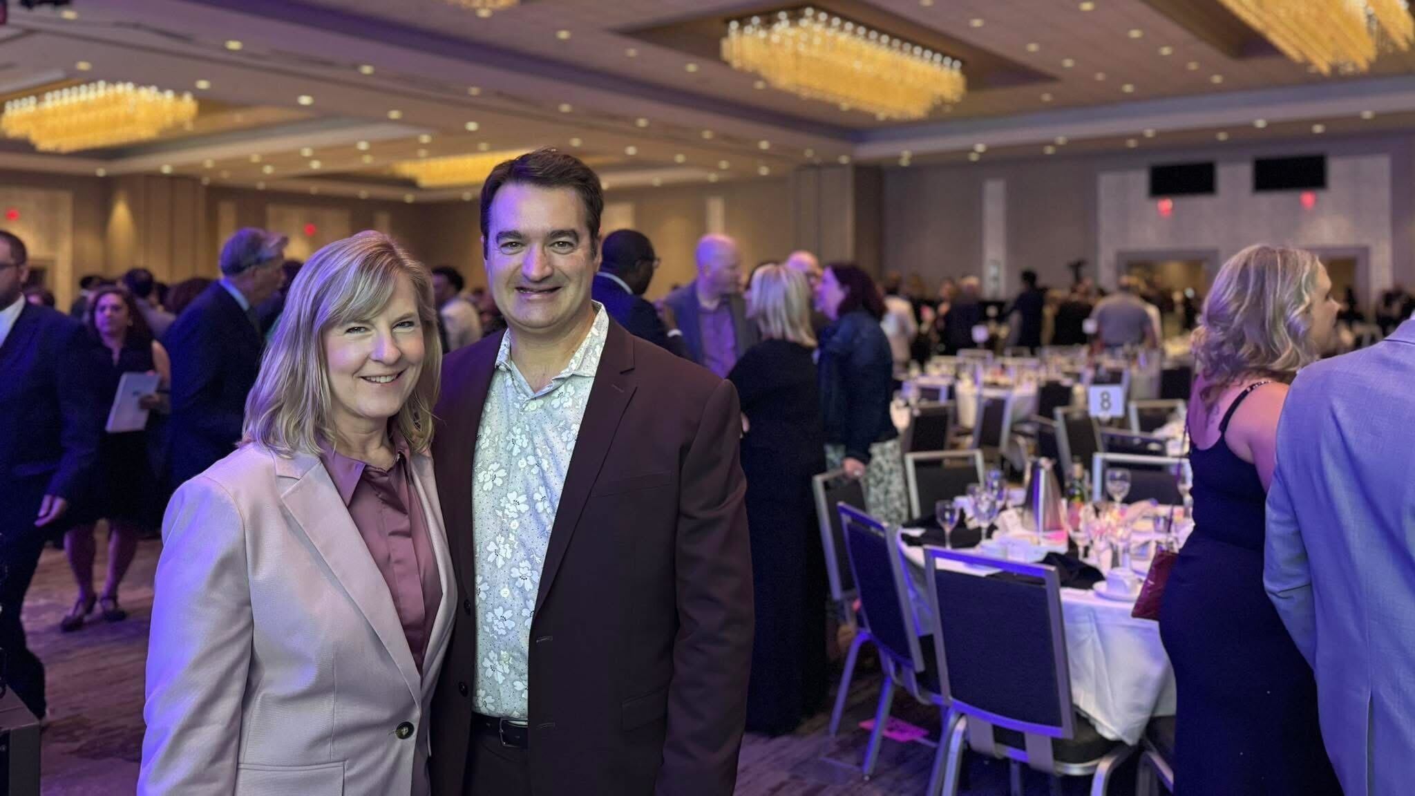 Hortmans pictured at House DFL Caucus event hours before assassination