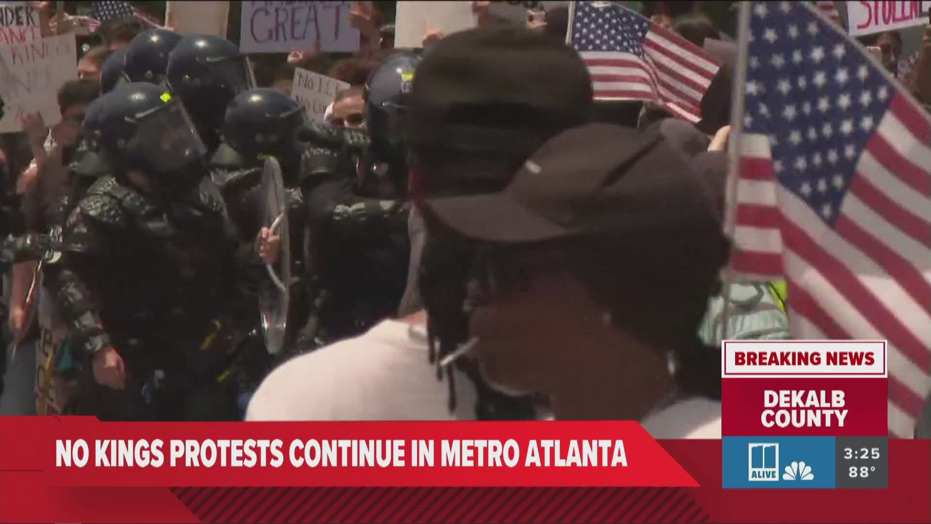 'Went downhill' Protesters tear-gassed at Atlanta protest speak