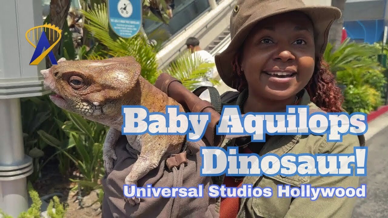 New Aquilops Baby Dinosaur Makes Appearance at Universal Studios Hollywood