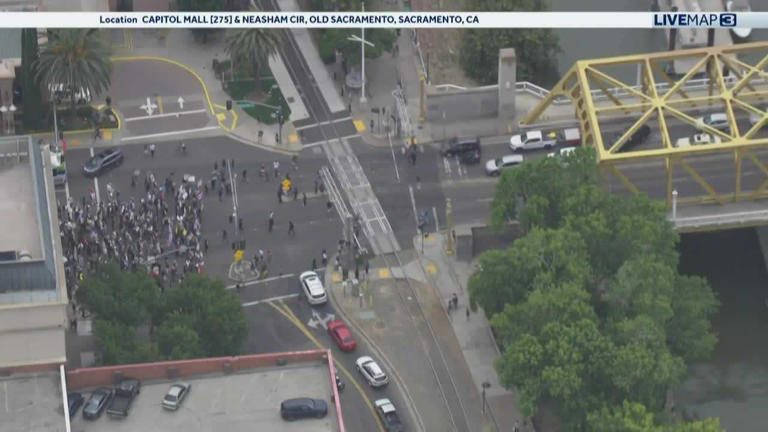 Thousands demonstrate at 'No Kings' protests in Northern California