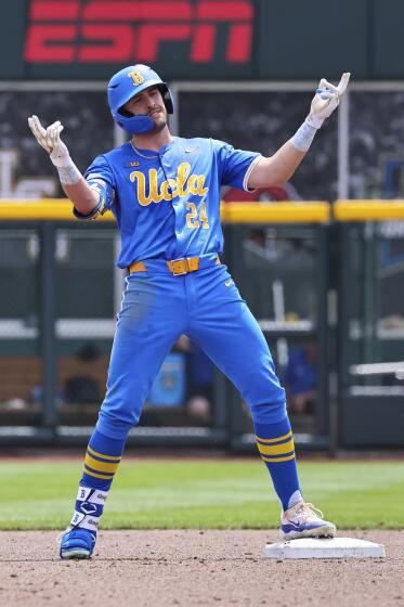AJ Salgado helps lift UCLA over Murray State in College World Series opener