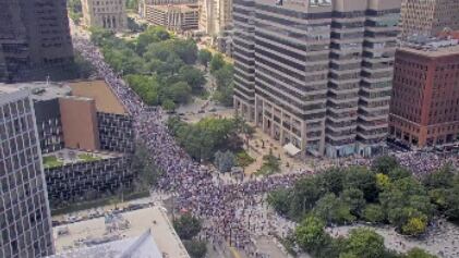 Thousands march in ‘No Kings’ protest in downtown St. Louis