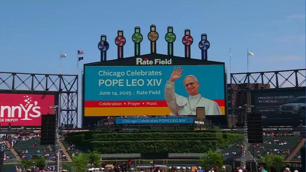 Pope Leo XIV delivers message of hope on video played at Chicago's Rate ...