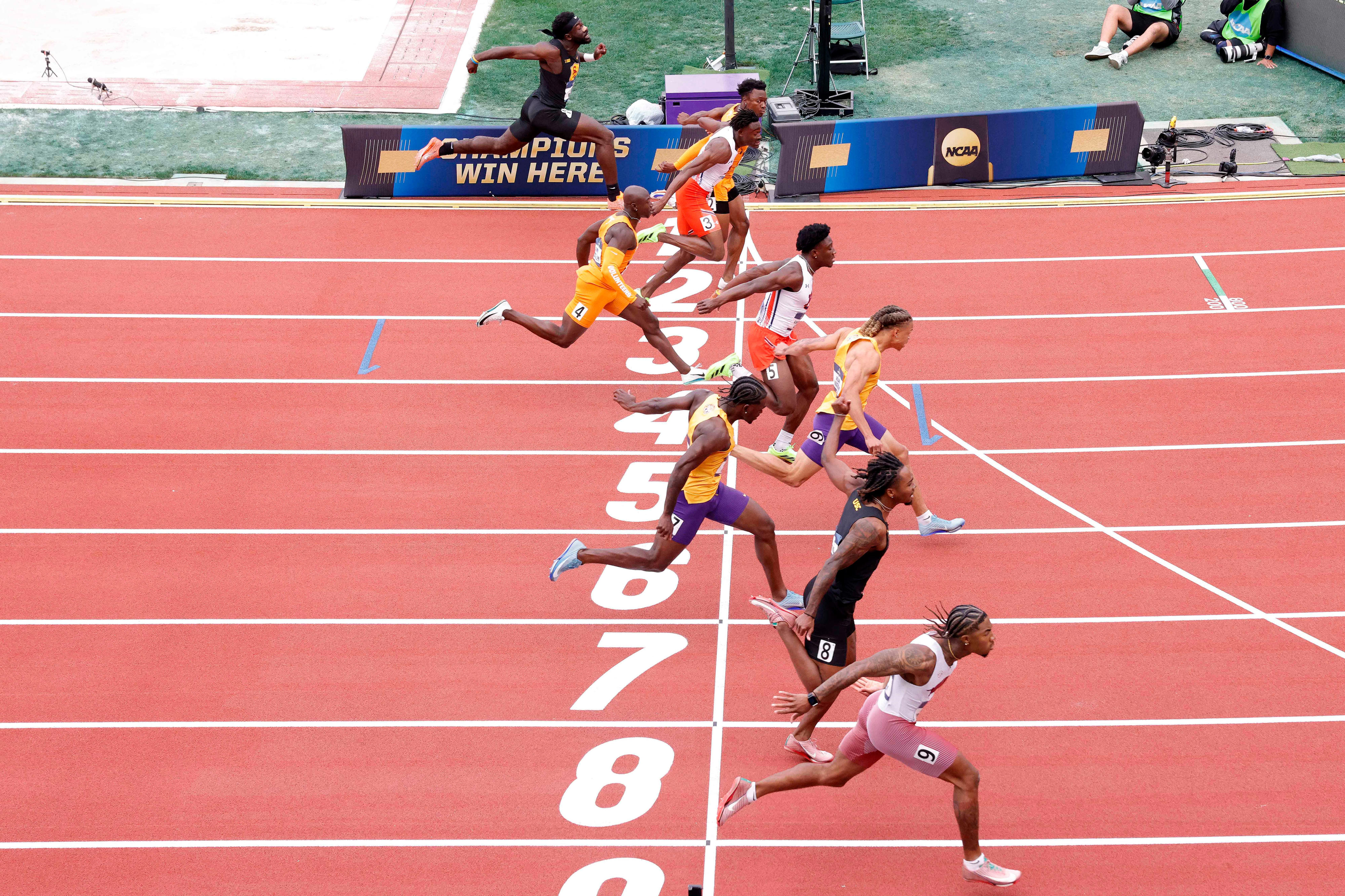 Arkansas' Jordan Anthony wins 100m at NCAA Track and Field championships, turns pro