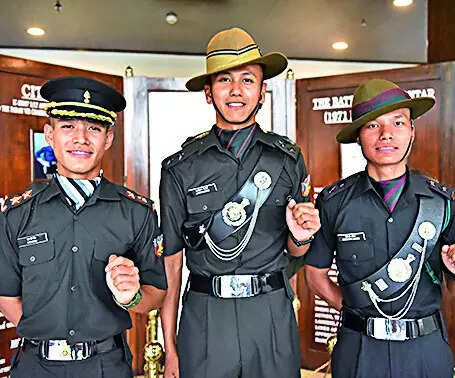 Together since Class 6, six boys become Army officers