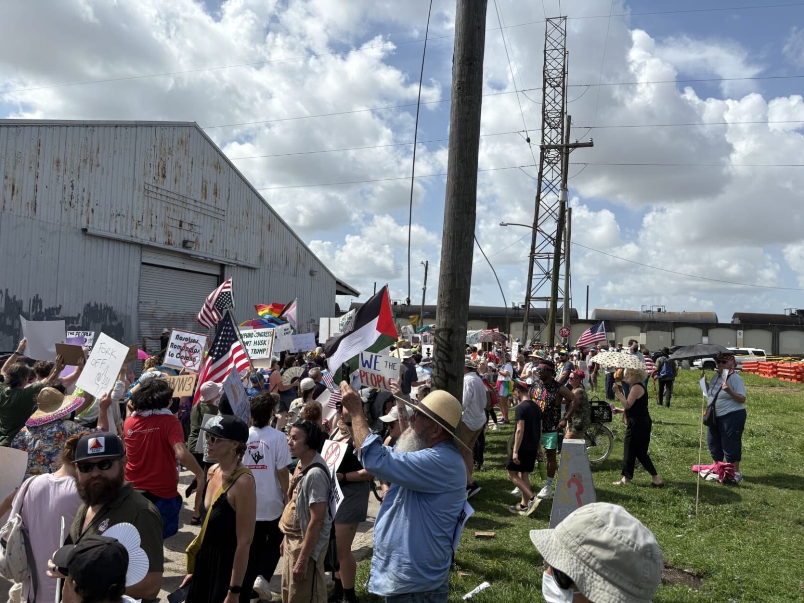 Thousands gather in New Orleans for 'No Kings' demonstration