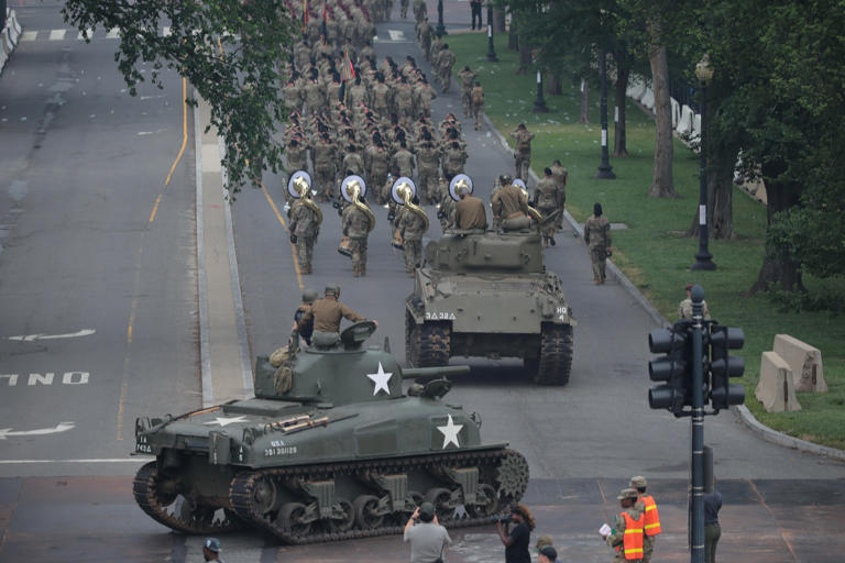 Trump military parade marks Army's 250th birthday in Washington, D.C.
