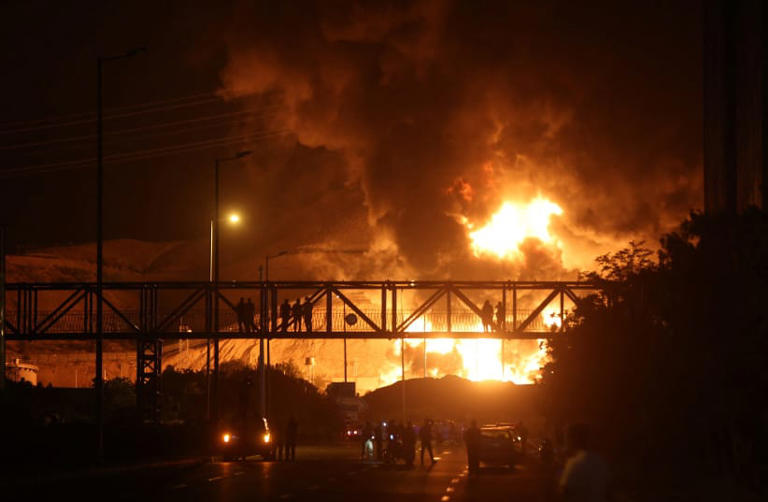 'Tehran is ablaze': Israel strikes massive oil depot near Iranian ...
