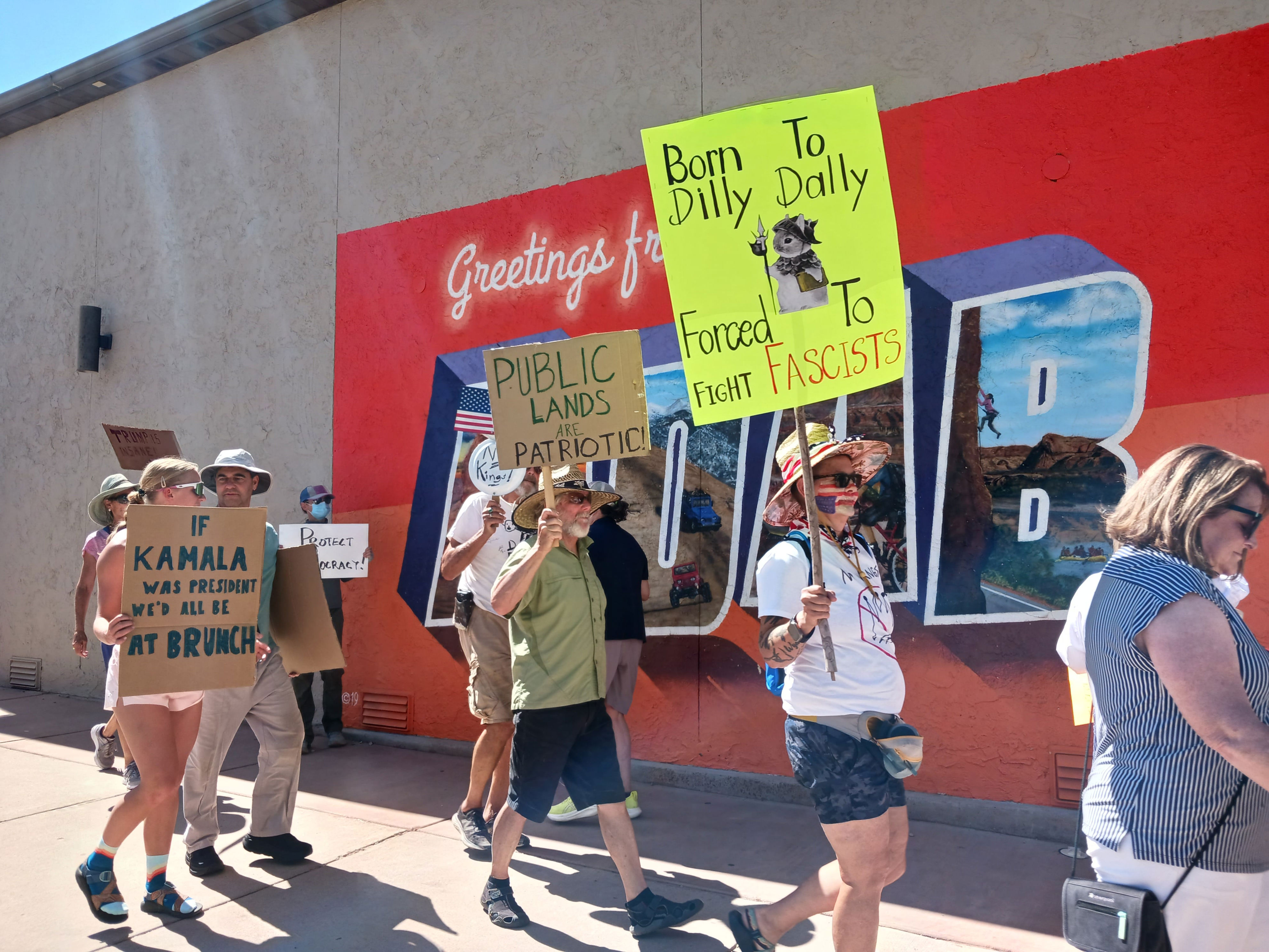 Utahns rally at No Kings protests from Logan to Salt Lake City, St ...