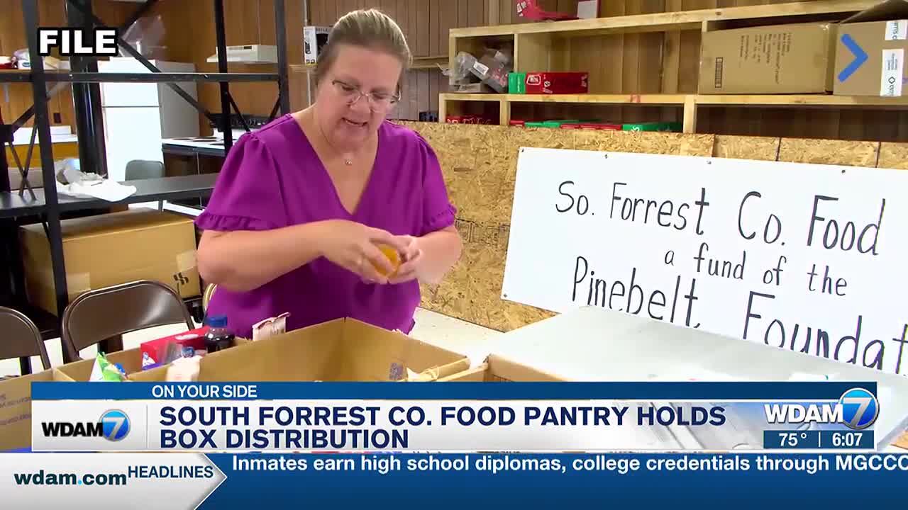 South Forrest Co. Food Pantry nearly doubles its goal on first food box ...