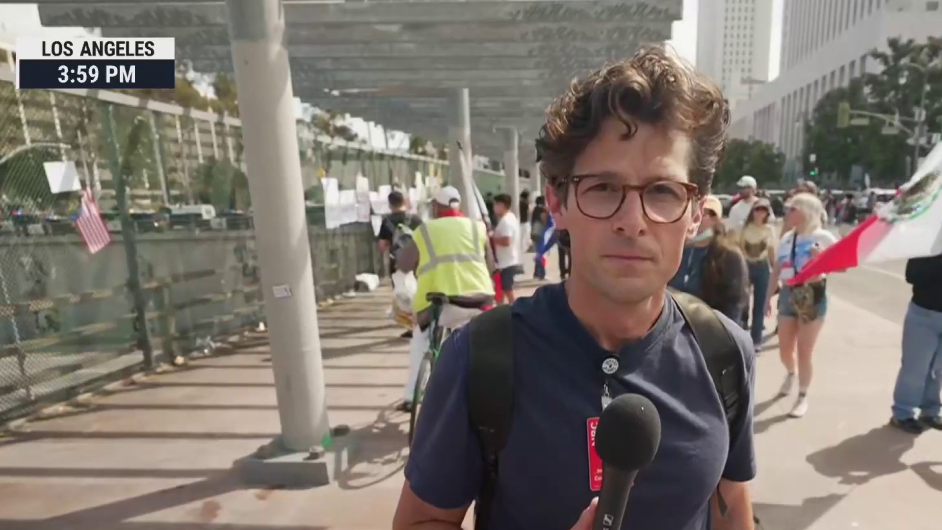 NBC's Jacob Soboroff reports from the Los Angeles protests as law ...