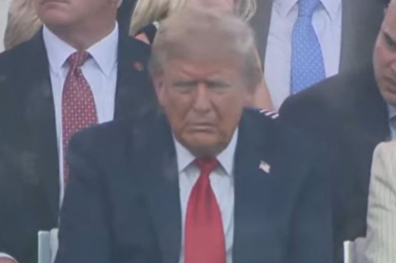 Donald Trump mocked as he appears to fall asleep at his own 79th ...