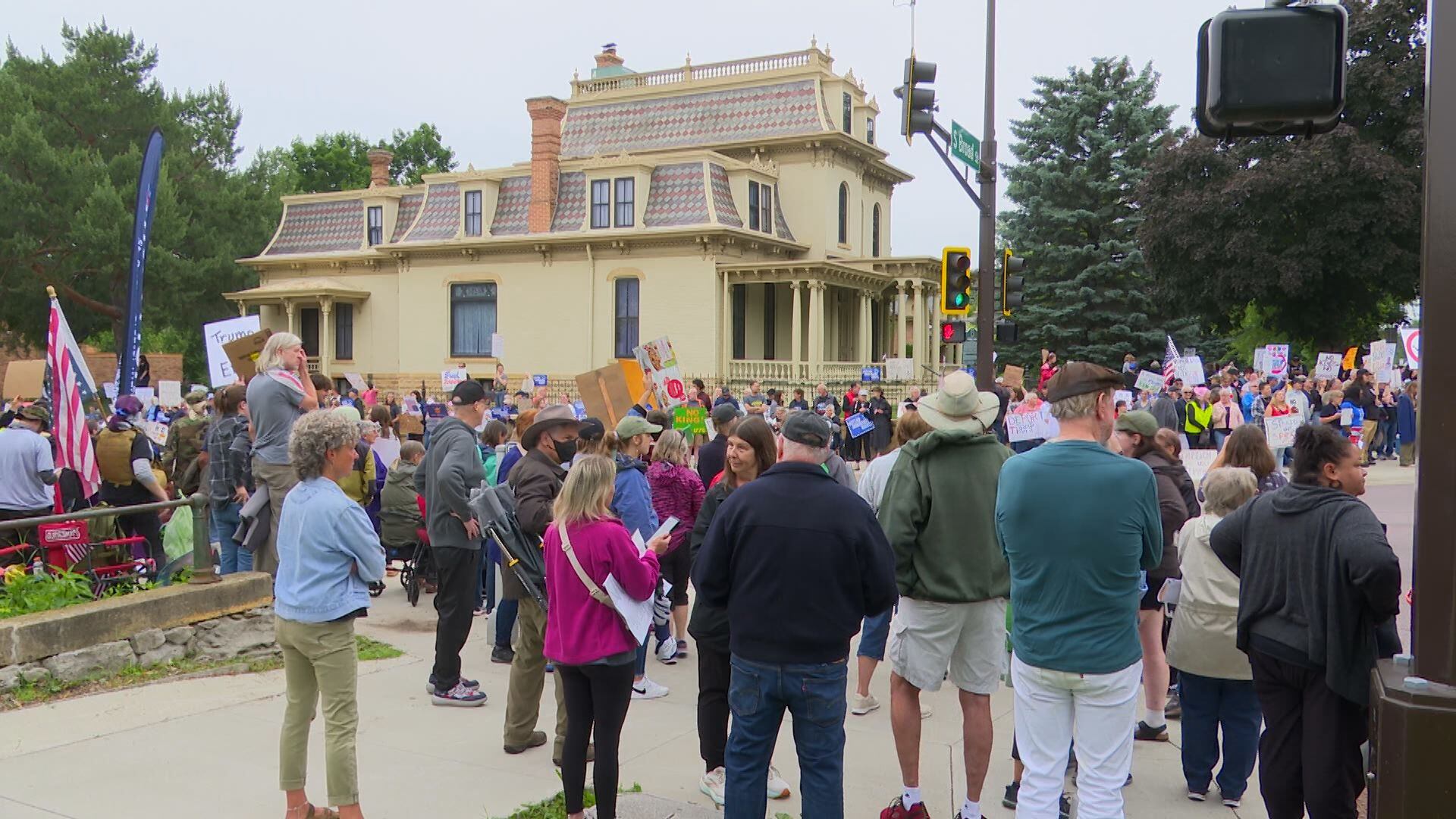 ‘No Kings Day’ proceeds in Mankato following shooting of state lawmakers