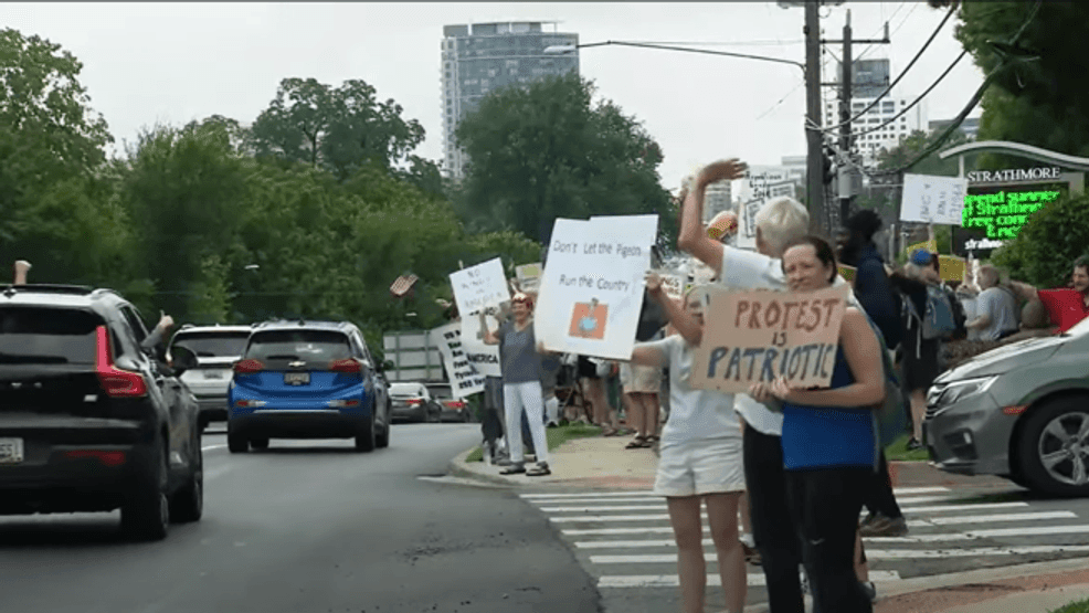 Thousands rally across the DMV as part of nationwide 'No Kings' protest ...