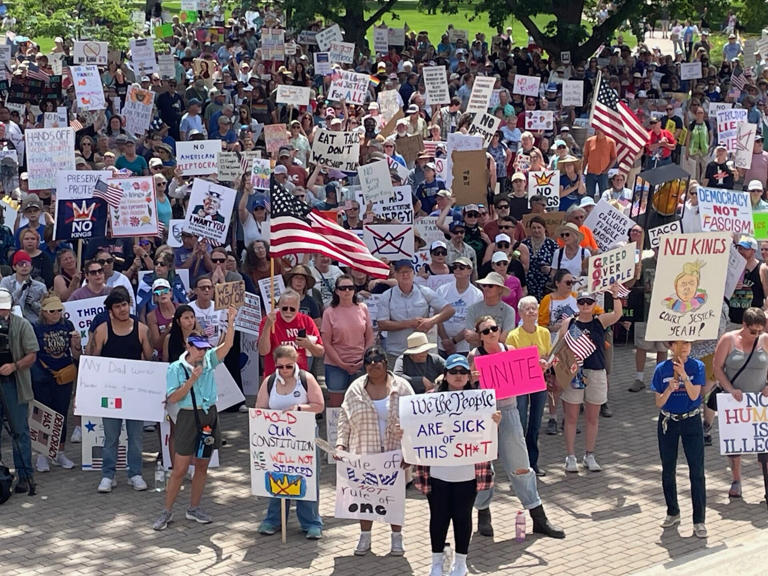 A look at ‘No Kings Day’ protests across Kansas City metro