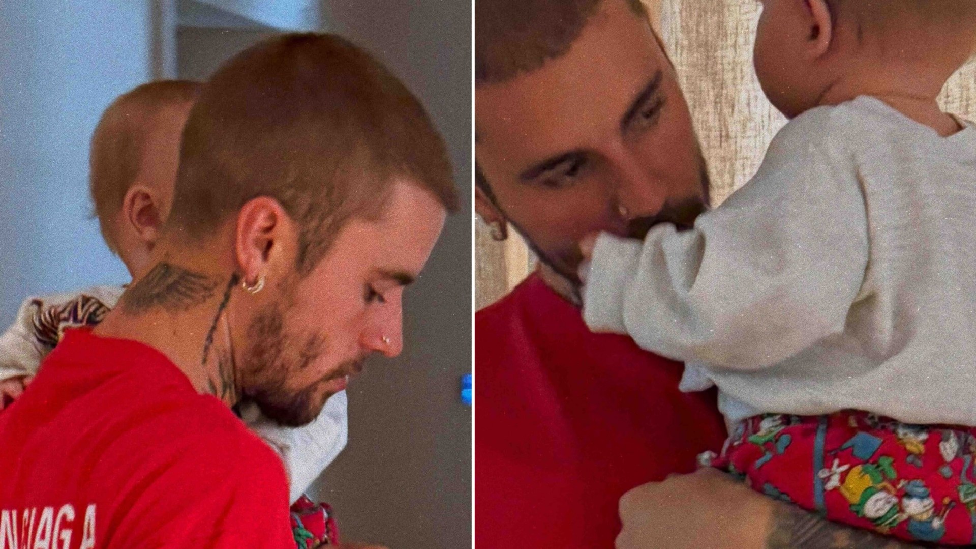 Justin Bieber posts photo of son with explicit caption