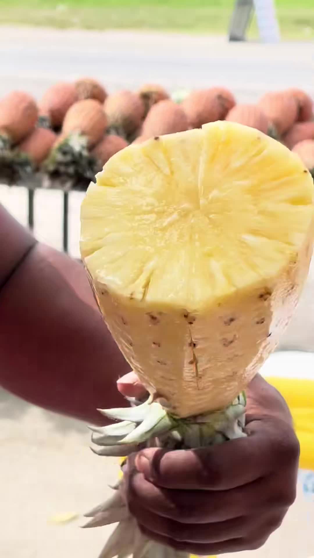 🇹🇹 Pineapple Ninja Trinidad and Tobago Street Food Fruit 🍍