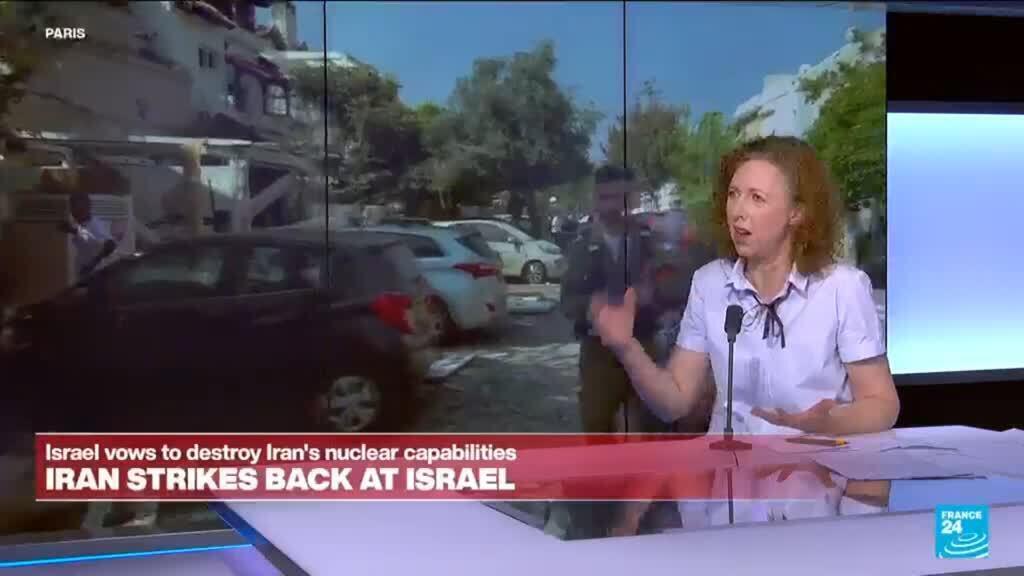 Missiles slam Israeli territory, Iranian military sites bombed