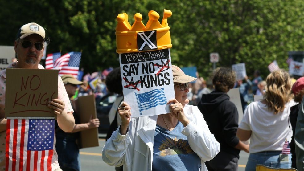 PHOTOS: West Michigan communities join global 'No Kings' protests