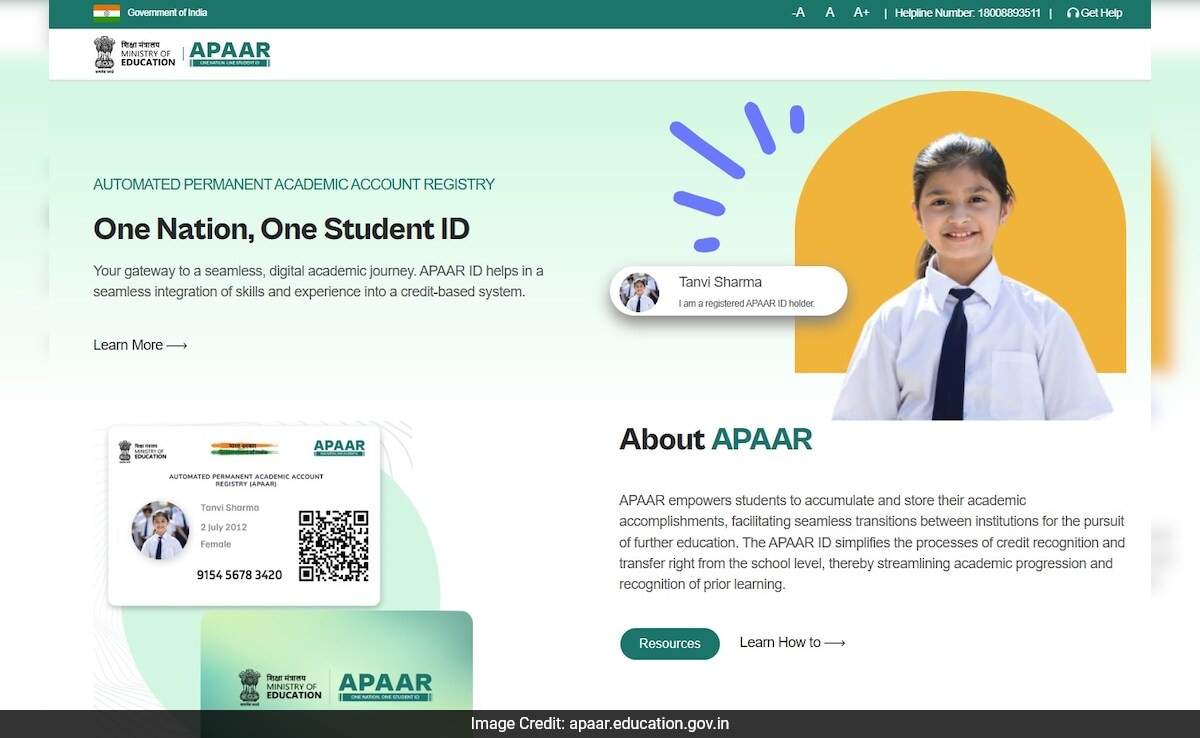 APAAR ID For Students: Apply To Track Academic Records Throughout Your ...