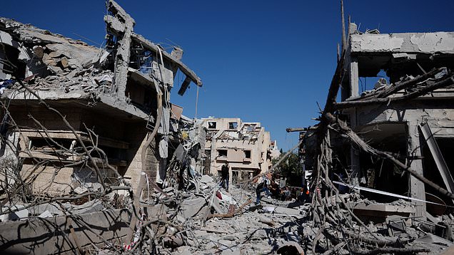Drone footage shows destroyed homes after Iranian strike in Israel