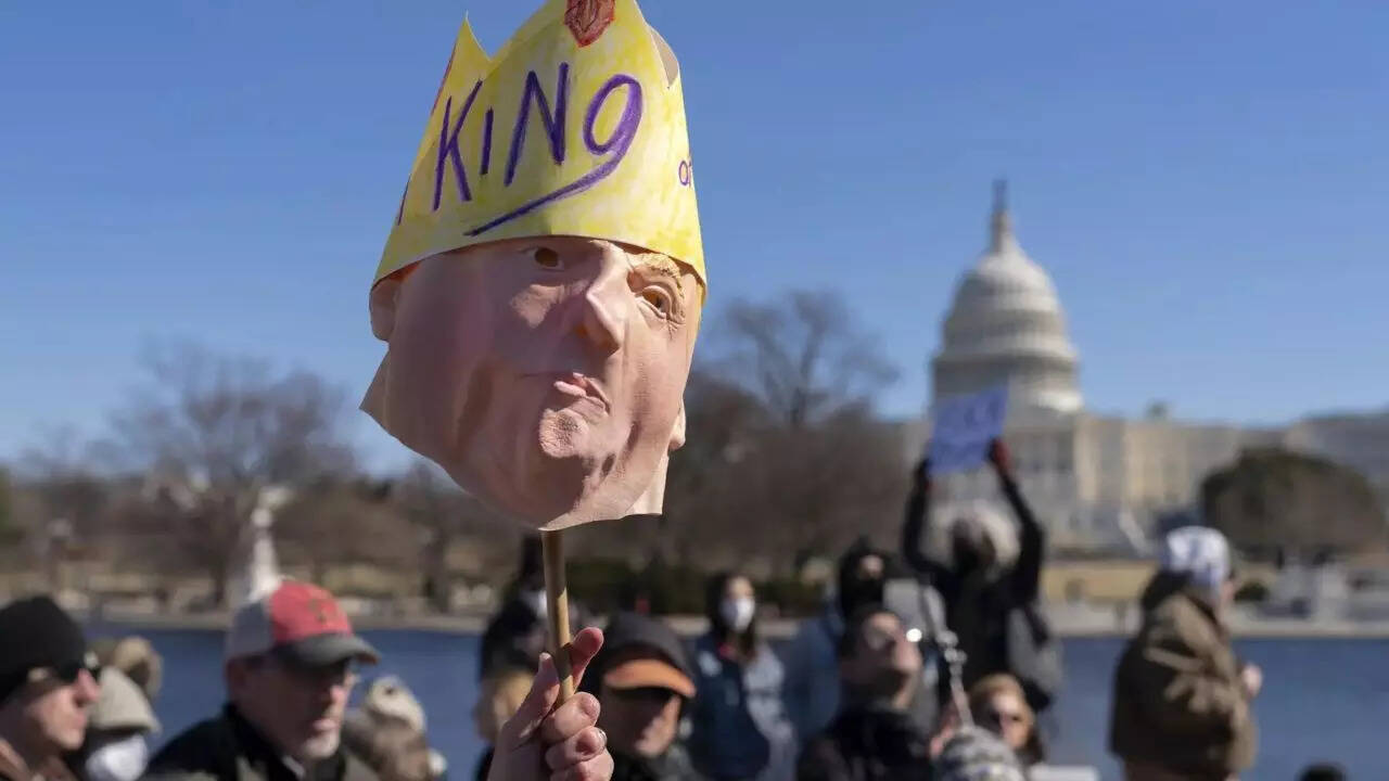 No Kings protest underway against Trump military parade - all updates ...