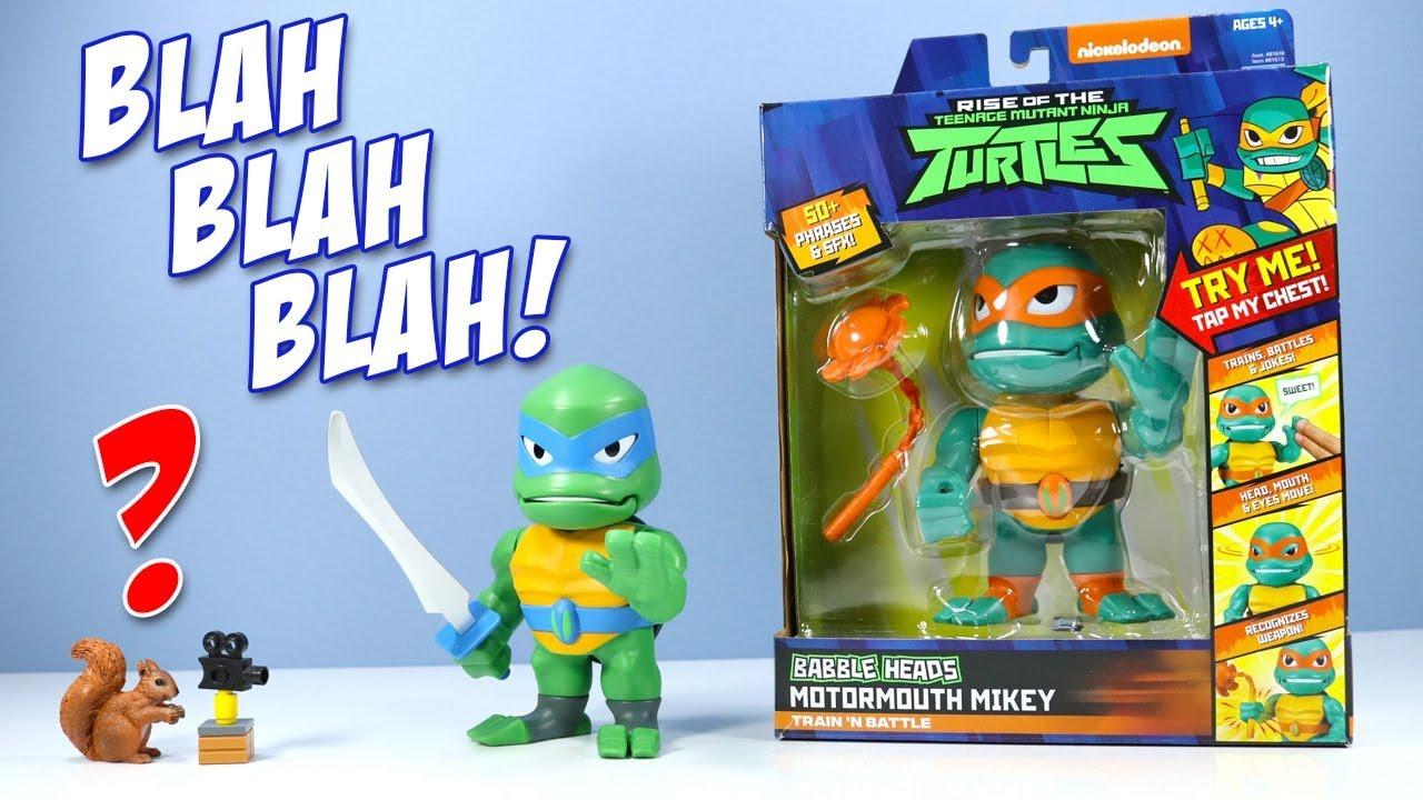 Rise Of The Teenage Mutant Ninja Turtles Babble Heads Leo & Mikey Toys ...