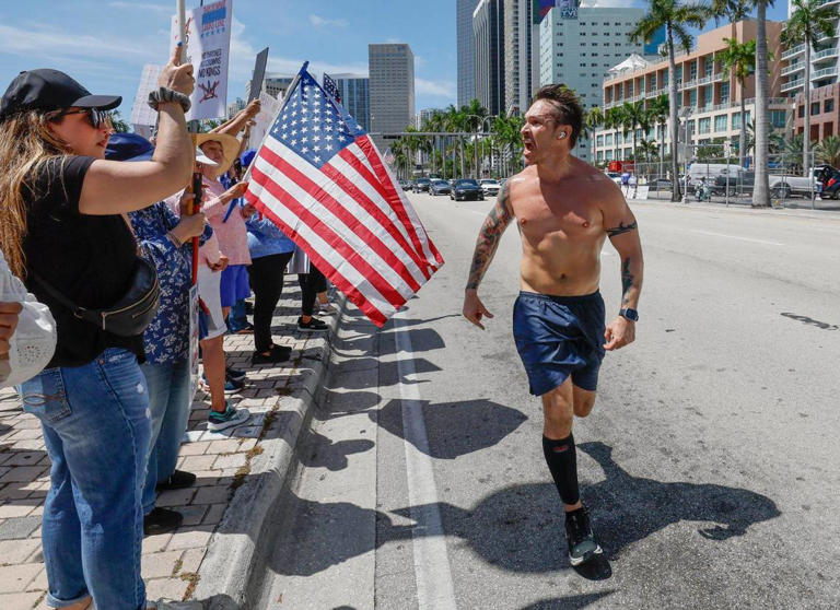 ‘What democracy looks like.' Why thousands marched in South Florida ...
