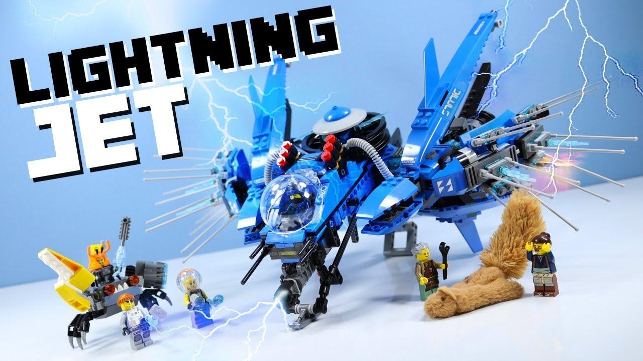 Lego The Ninjago Movie Lightning Jet Jays Set Speed Build Review 70614